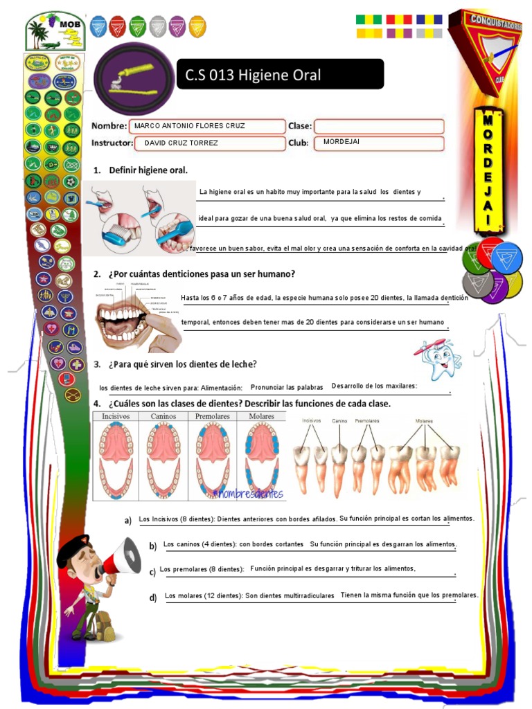 Higiene Oral | PDF | Diente humano | Higiene oral