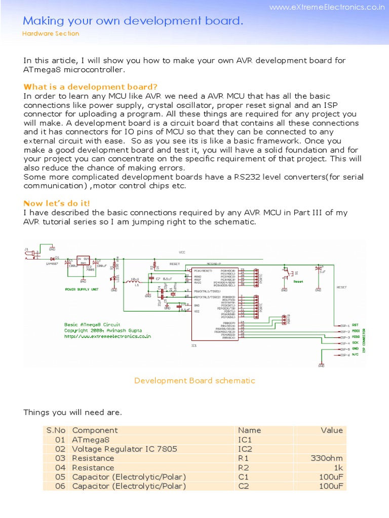 Making Your Own Development Board | PDF | Printed Circuit Board ...