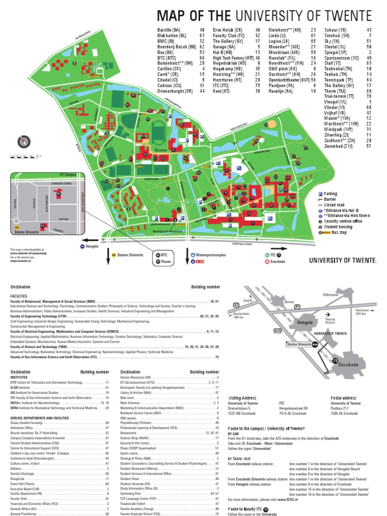 University of Twente Campus Mao | PDF | Engineering | Science And Technology