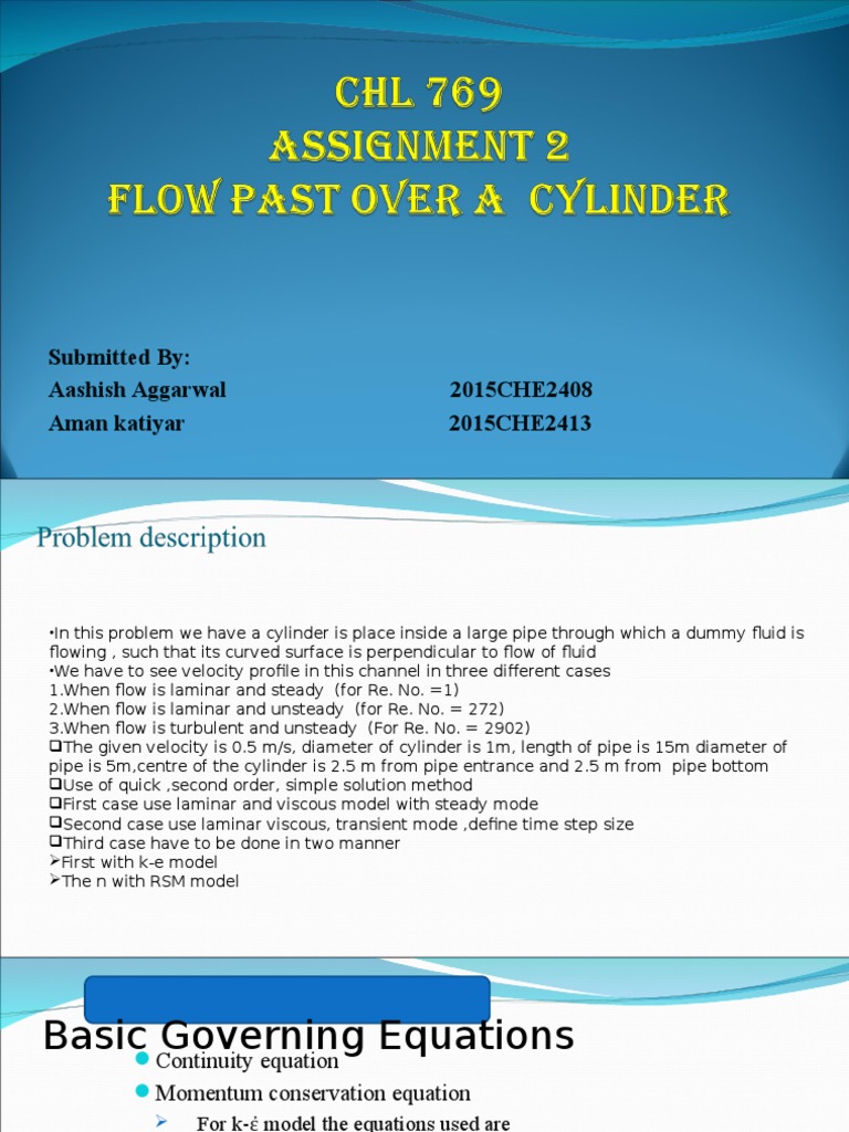 Flow Over Cylinder | PDF
