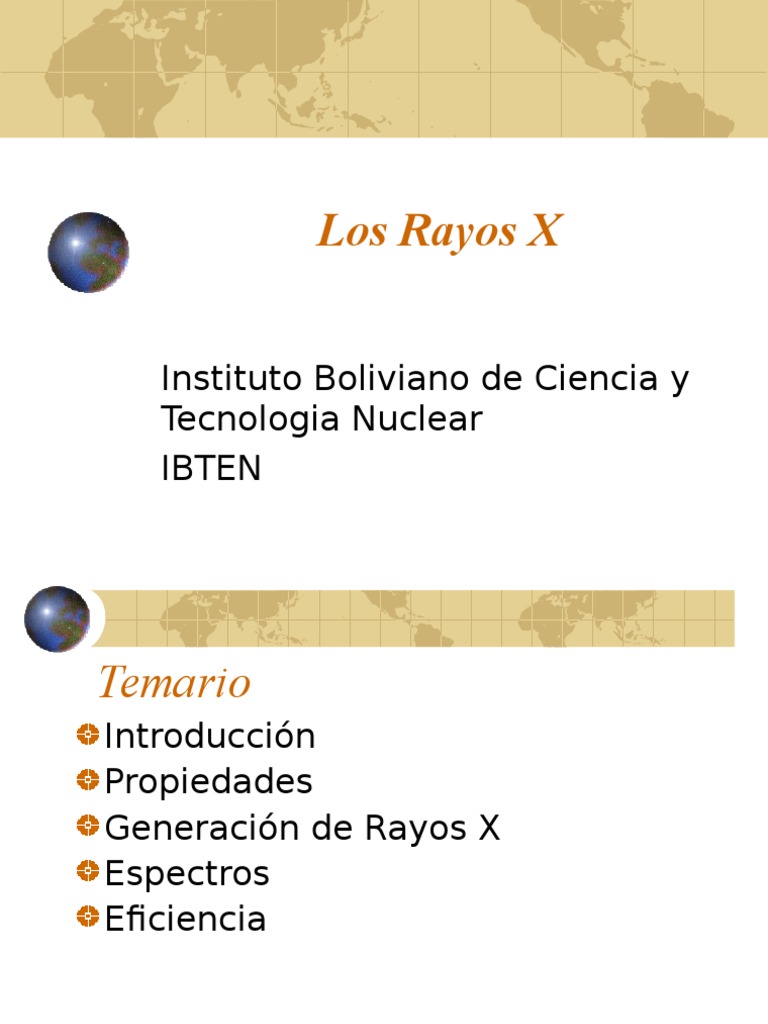 RX | PDF | Rayo X | Electrón