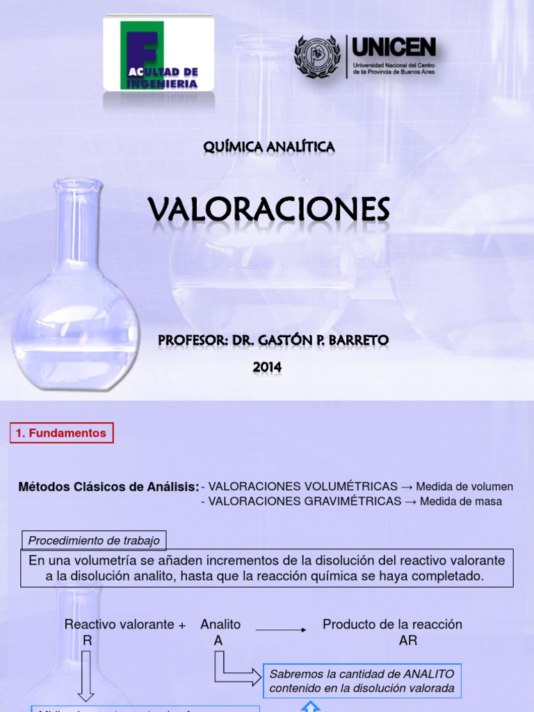 Valoraciones | PDF | Valoración | Química