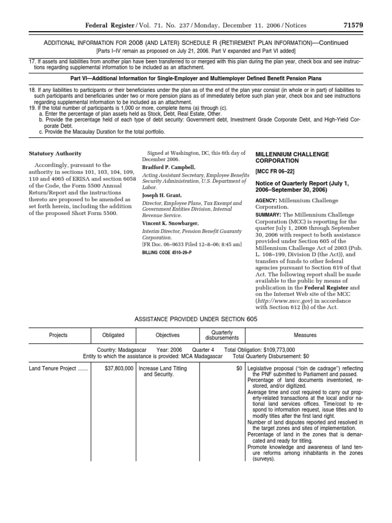 Notice: Reports and Guidance Documents Availability, Etc.: Quarterly ...