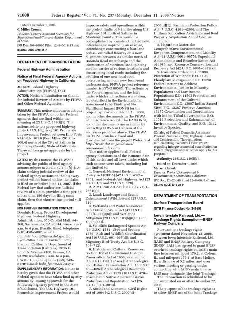 Notice: Railroad Operation, Acquisition, Construction, Etc.: Iowa ...