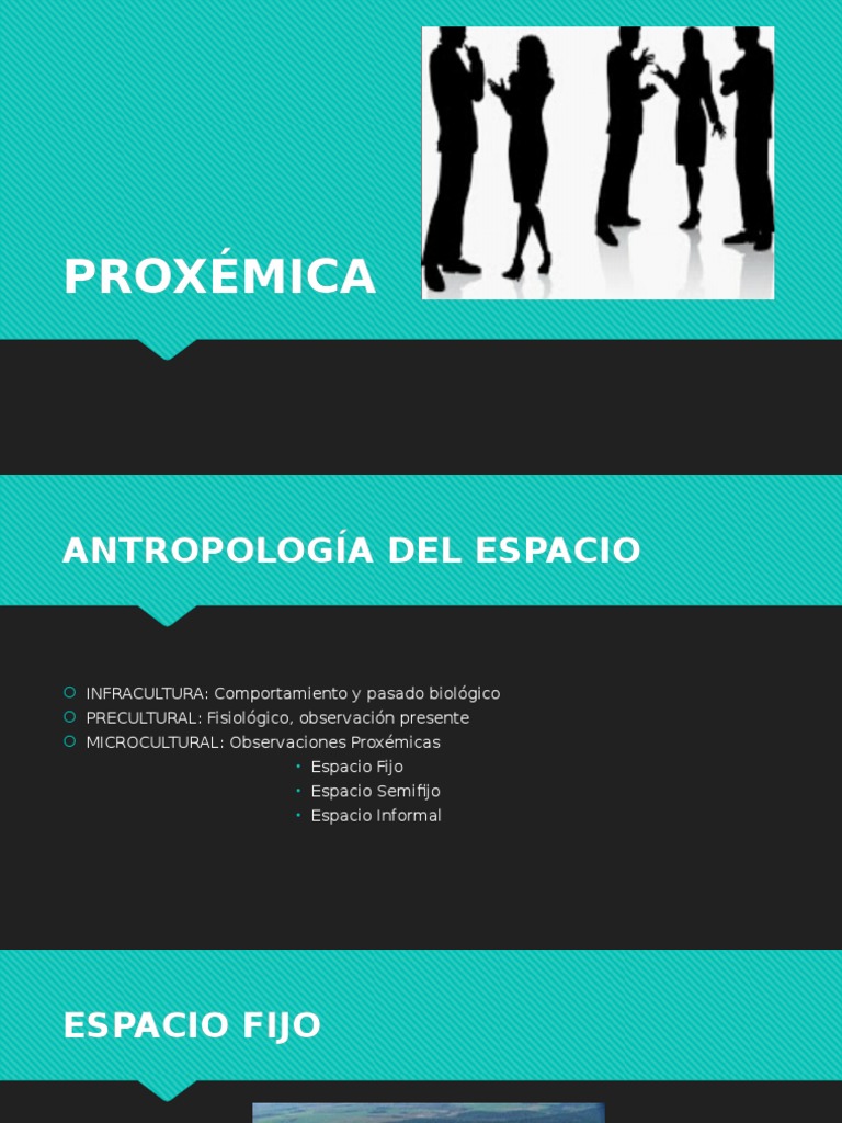 PROXÉMICA | PDF