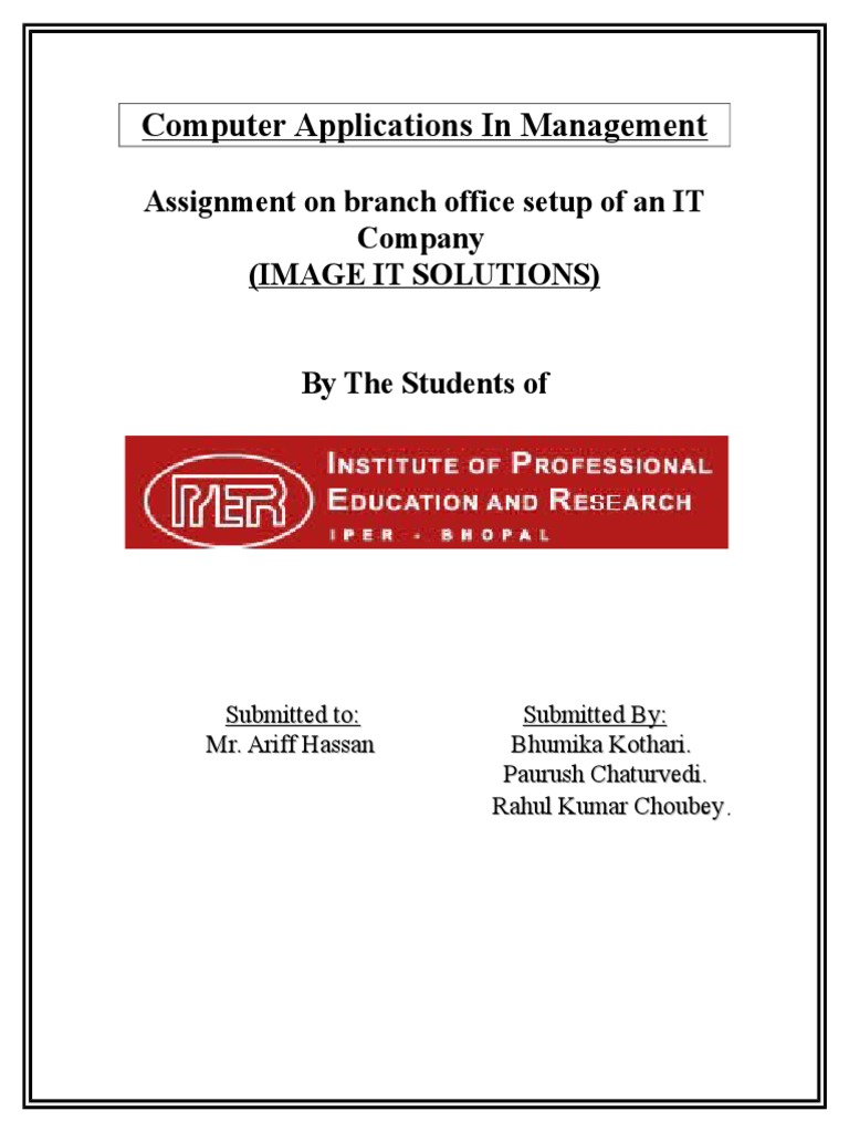 Computer Applications in Management | PDF | Media Technology | Computing