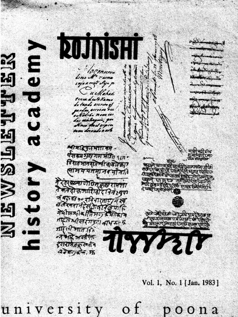 Rojnishi Maratha History In Portuguese Records Of Lisbon PDF