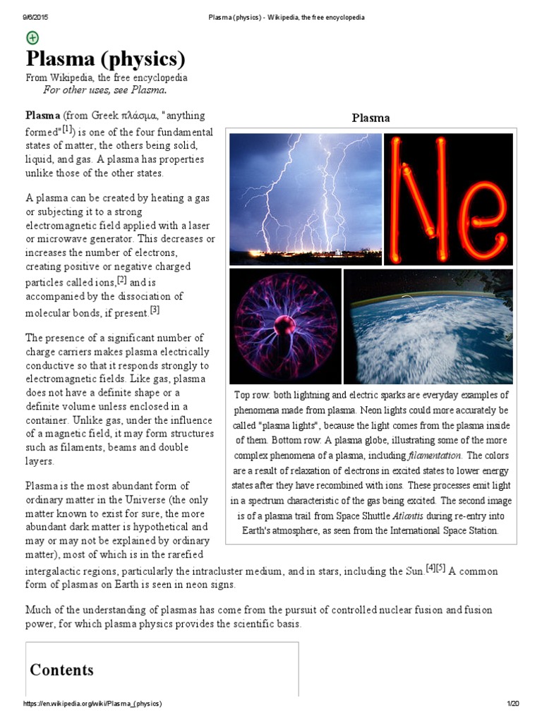 Plasma | Plasma (Physics) | Electron
