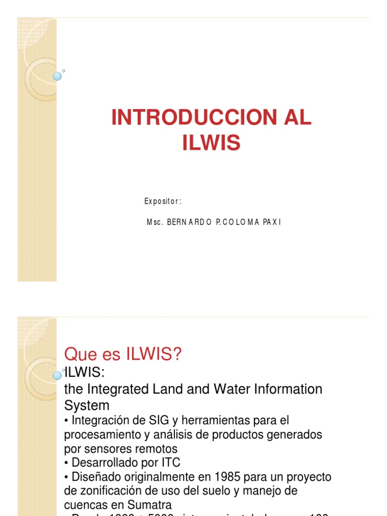 Introduccion Al ILWIS | PDF