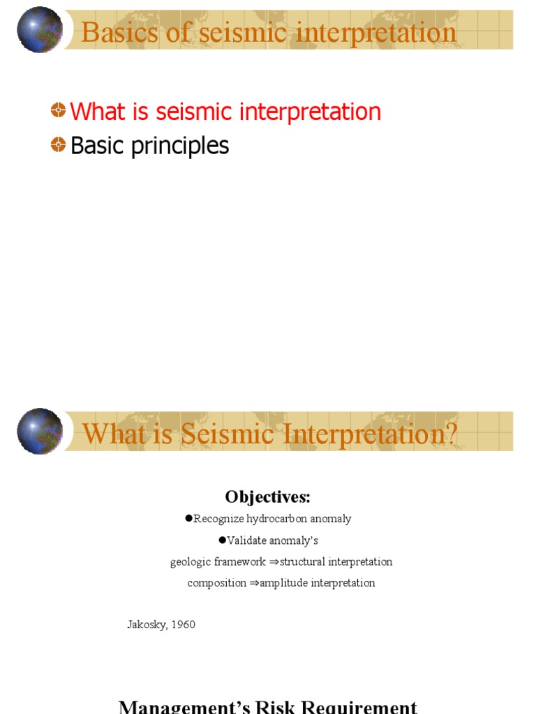 Basic of Seismic Interpretation | Reflection Seismology | Geology