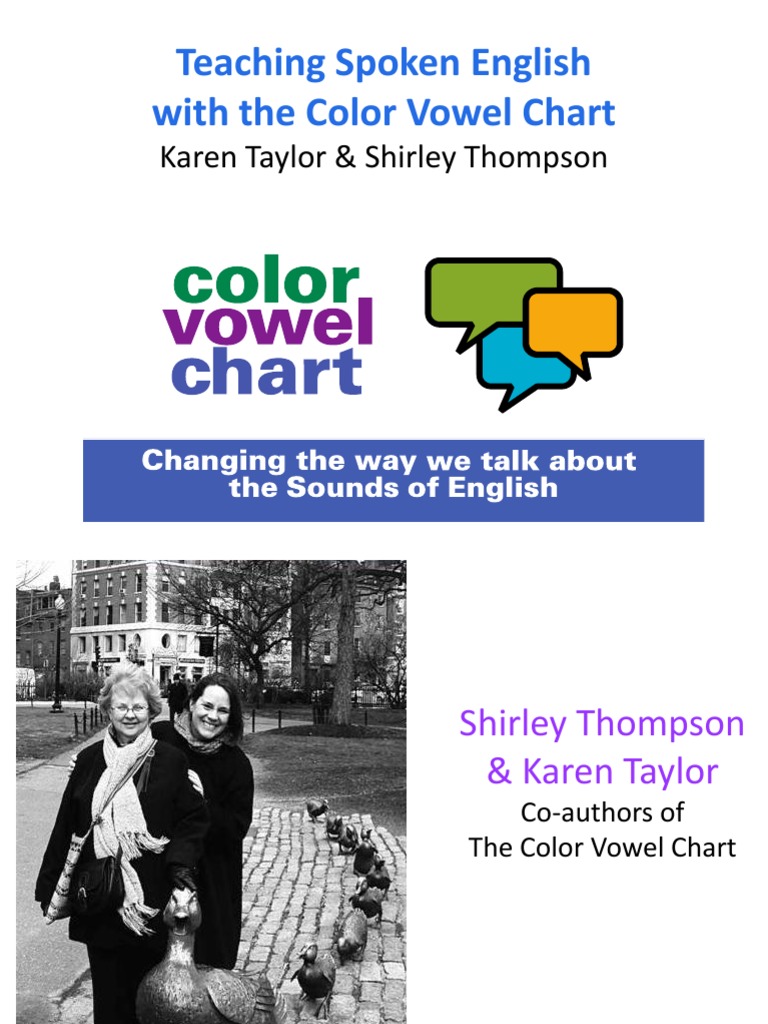 Teaching Spoken English With The Color Vowel Chart Webinar Presentation | PDF