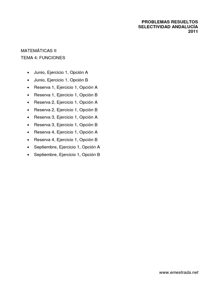 Ejercicios Resueltos Estudio de Funciones | PDF | Derivado | Línea (geometría)