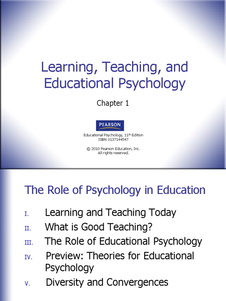 Learning, Teaching, and Educational Psychology | PDF | Educational ...