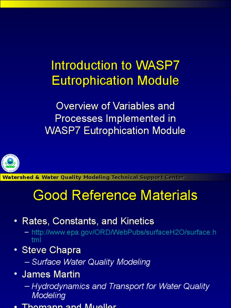 Introduction To Eutrophication Module | PDF | Science & Mathematics