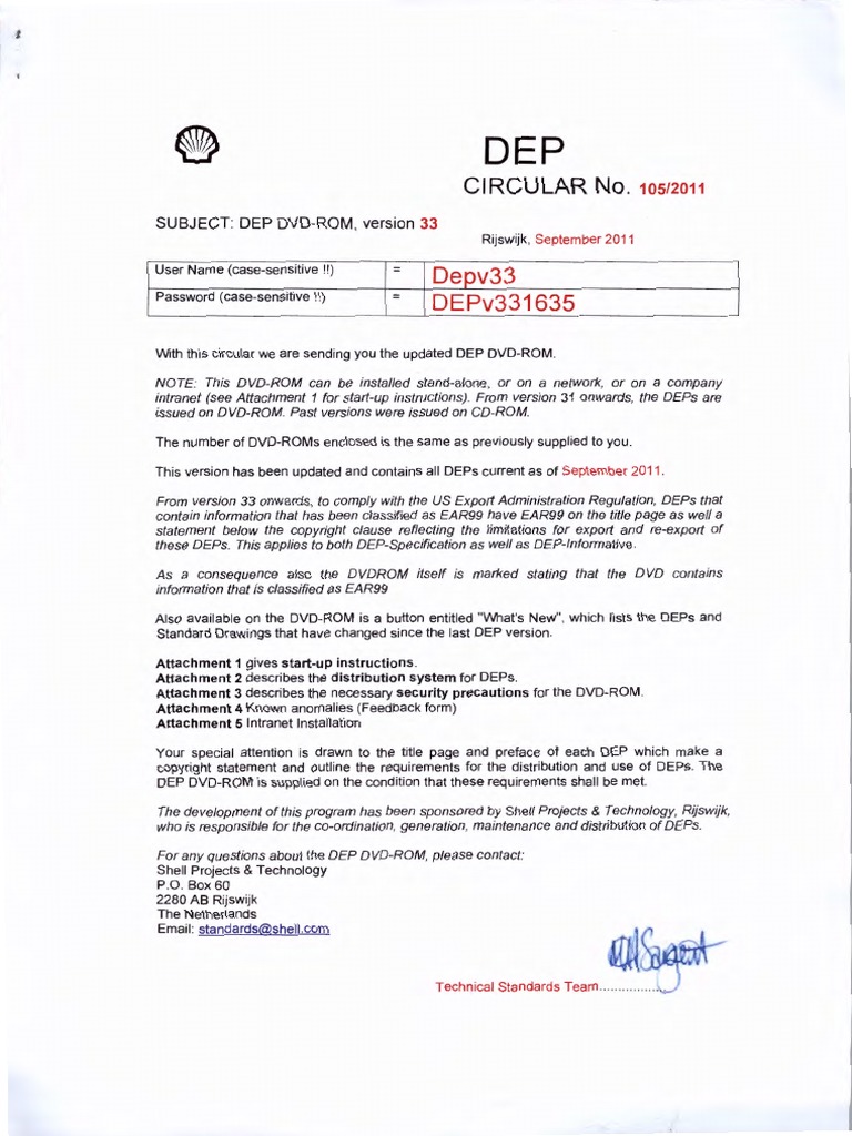 Shell DEP V 33 PW | PDF