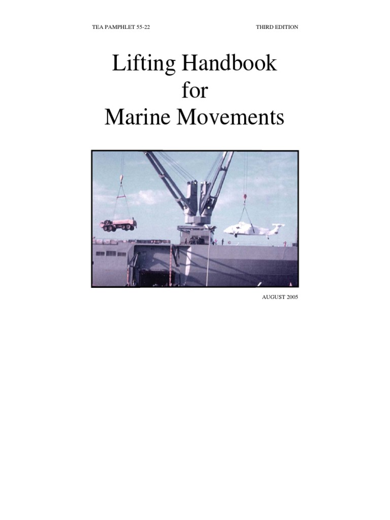 TEA Pamphlet 55-22 Lifting Handbook For Marine Movements | PDF | Humvee ...