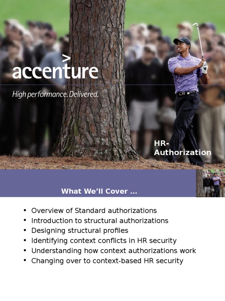 SAP HR Authorization - 1 | PDF | Hierarchy | Human Resource Management