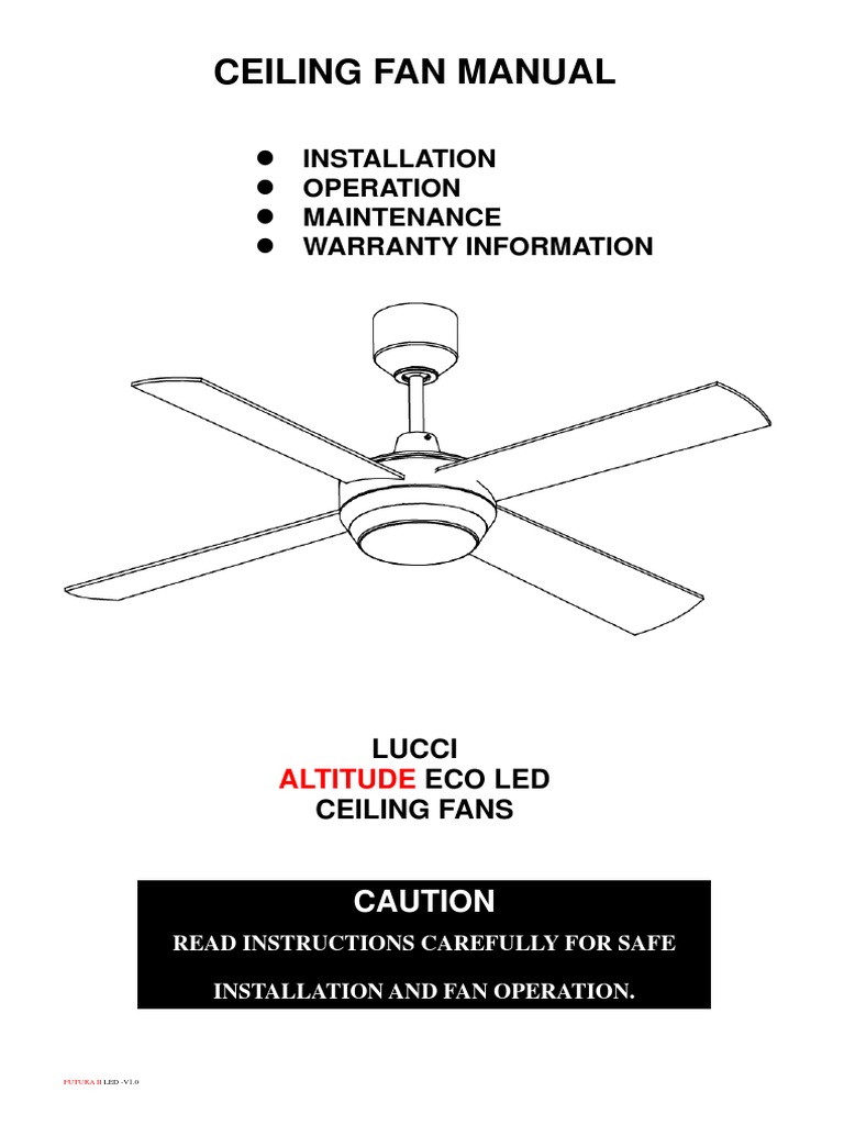 Ceiling Fan Service Manual | Download Free PDF | Electrical Connector ...