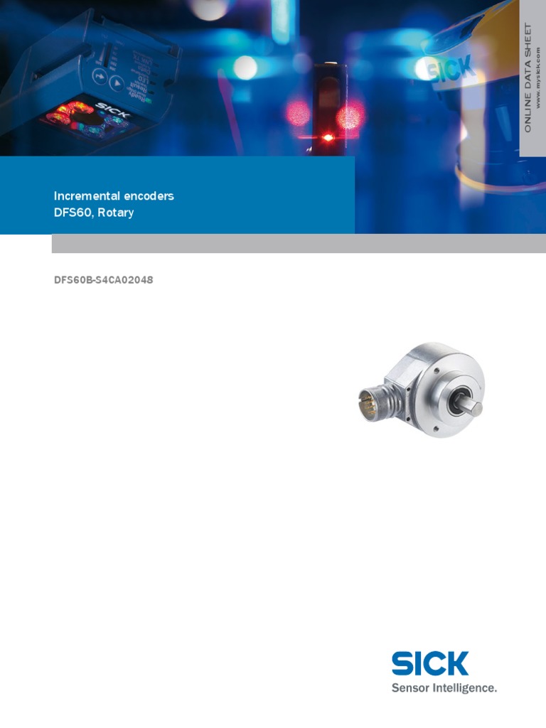 Sick dfs60b S4ca02048 Datasheet PDF | PDF | Electrical Connector ...