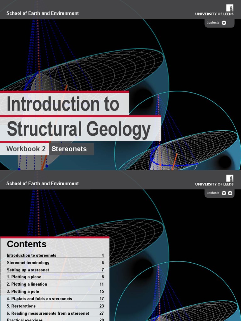 Introduction To Stereonets 1 | PDF | Sphere | Geometry