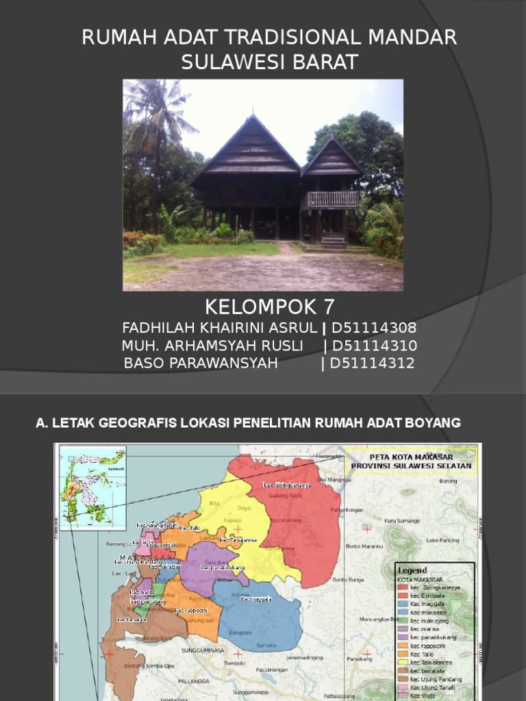Rumah Adat Boyang Mandar Sulawesi Barat | PDF