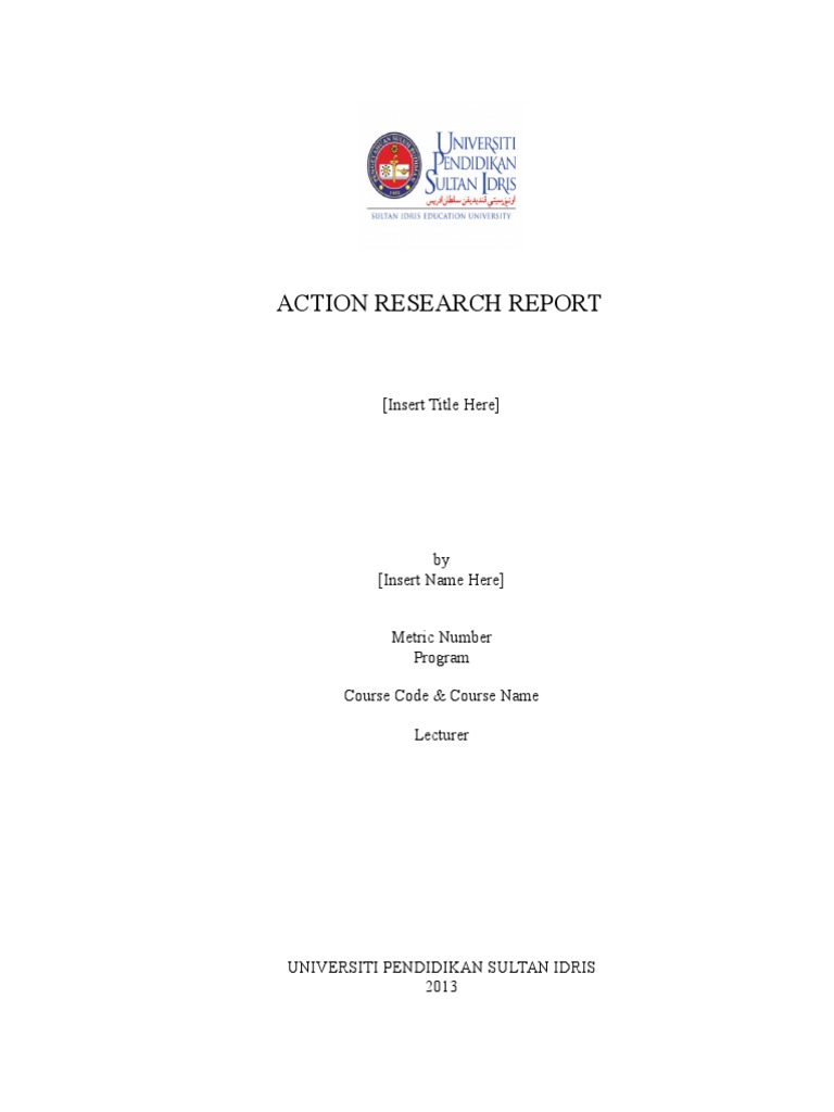 Action Research Template Upsi | Download Free PDF | Question ...