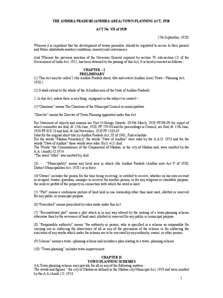 Aptp Act 1920 | PDF | Arbitral Tribunal | Property Tax