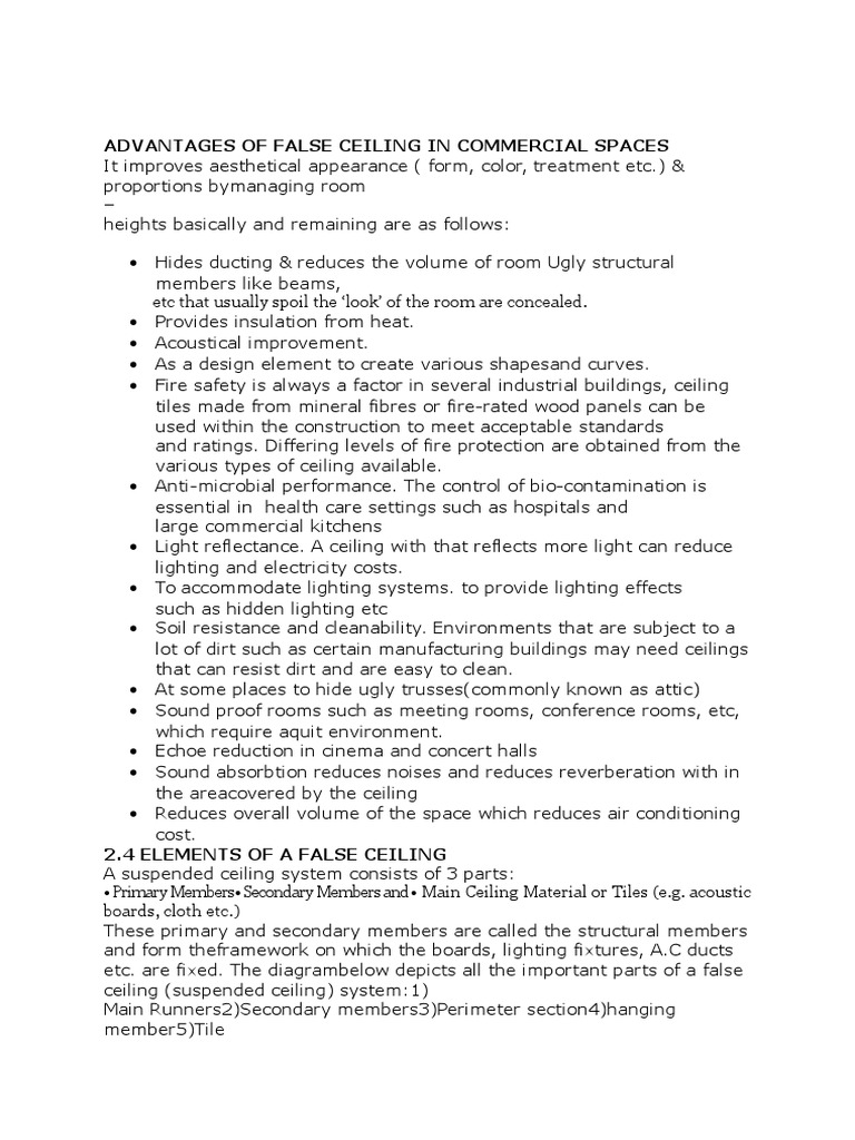 False Ceiling | PDF | Ceiling | Drywall