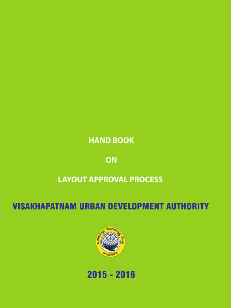 VUDA HAND BOOK For Layout Approval | PDF | Environmental Impact Assessment | Airport