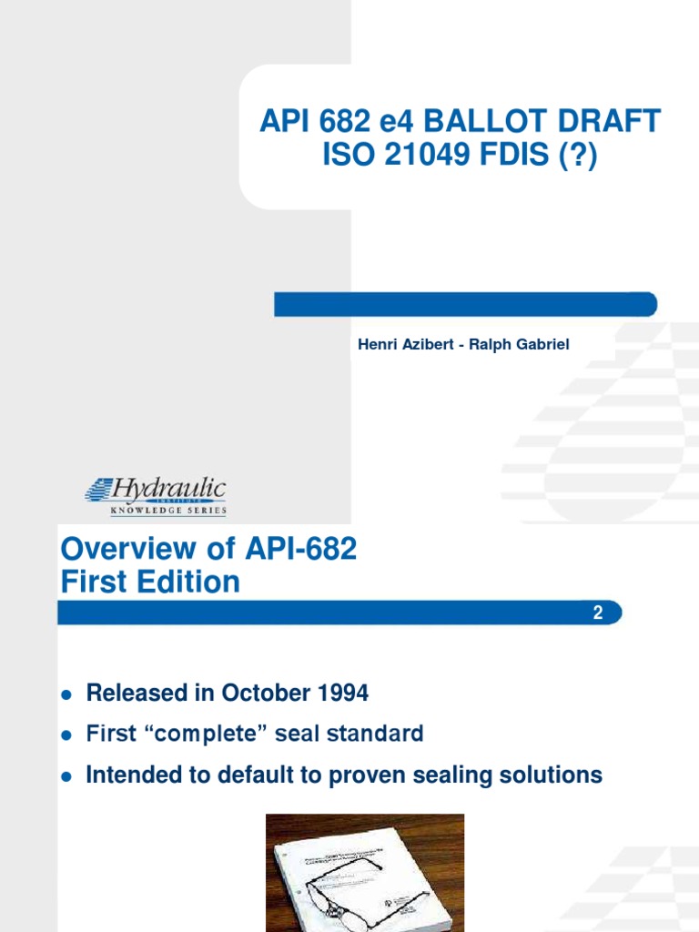 Api 682 | PDF | Pump | Pipe (Fluid Conveyance)