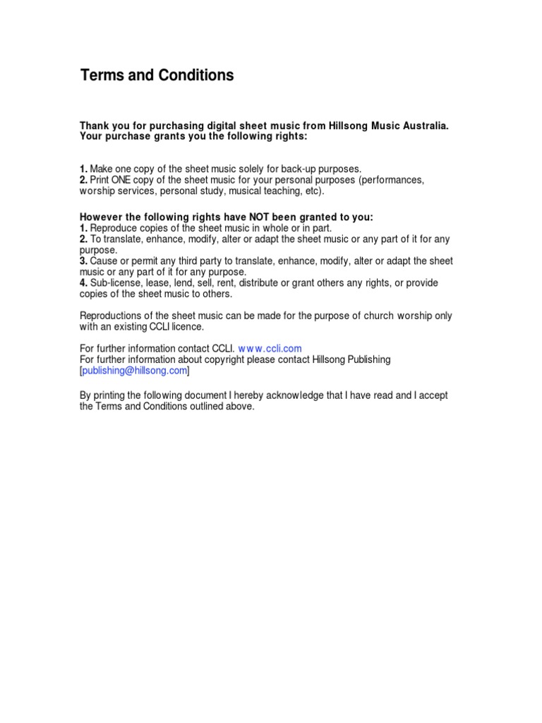 Score PDF | PDF | Sheet Music | Copyright Law