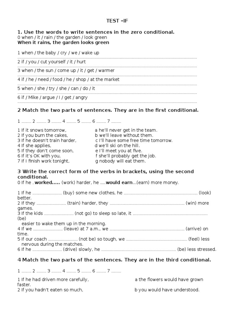 Test - Ifs.9th Grade | PDF | Language Arts & Discipline | Home & Garden