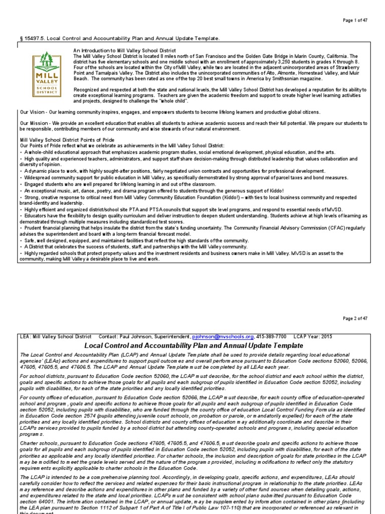 LCAP 2015-2016 (Final Version) | PDF | Differentiated Instruction ...