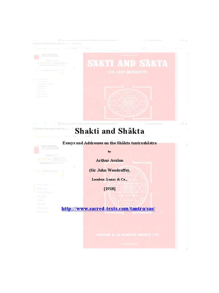 Shakti and Shâkta | PDF | Brahman | Tantra