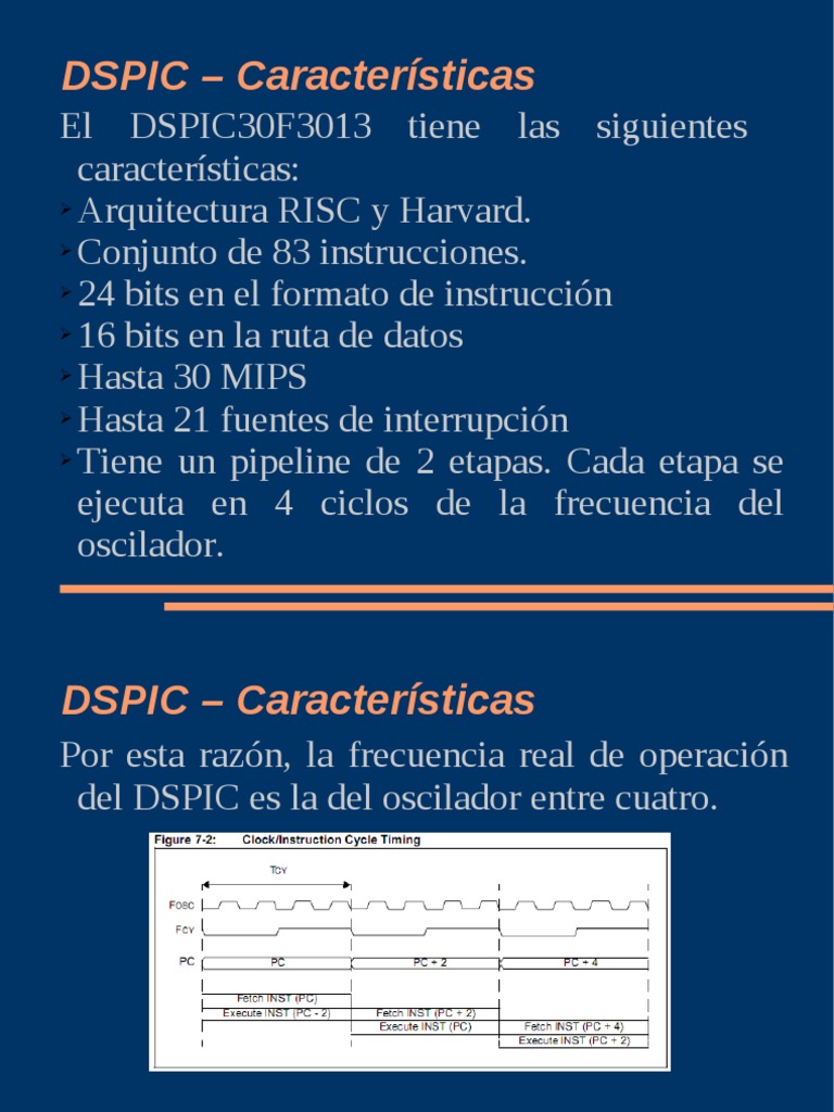 Arquitectura DSPIC | PDF | Poco | Microprocesador