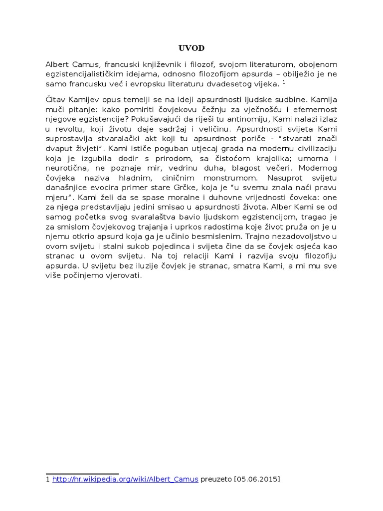 Filozofija, Apsurd | PDF