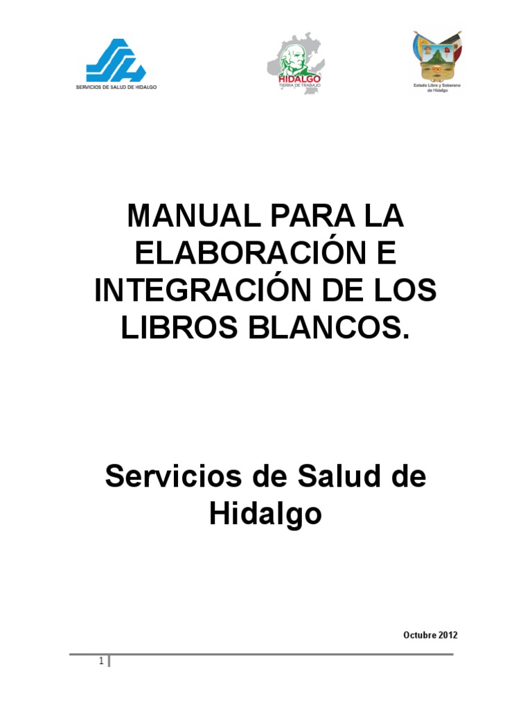 Manual de Elaboración de Libro Blanco | PDF | Leyes de libertad de ...