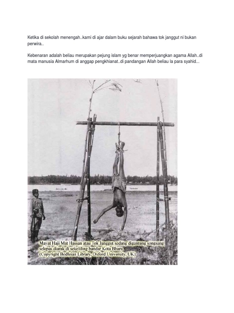 Sejarah dan Perjuangan Tok Janggut | PDF