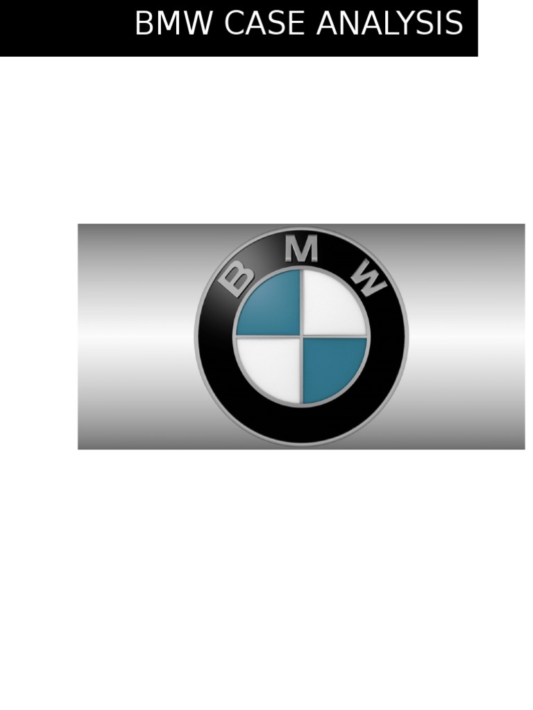 BMW Analysis | PDF | Bmw | Brand