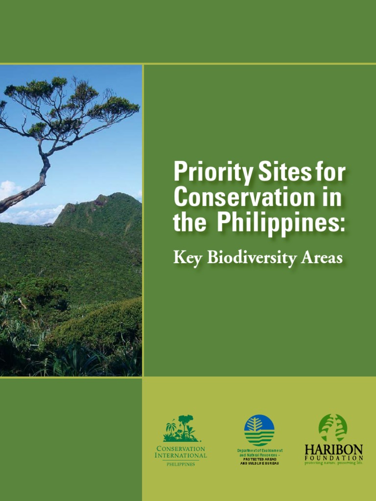 Priority Sites For Conservation in The Philippines:: Key Biodiversity ...