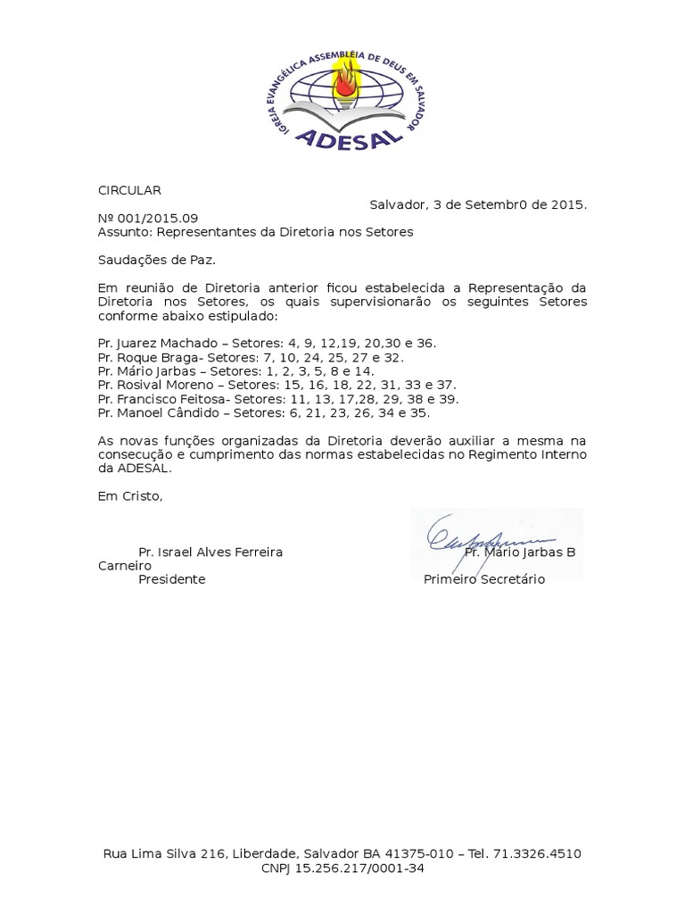 Circular Interna | PDF