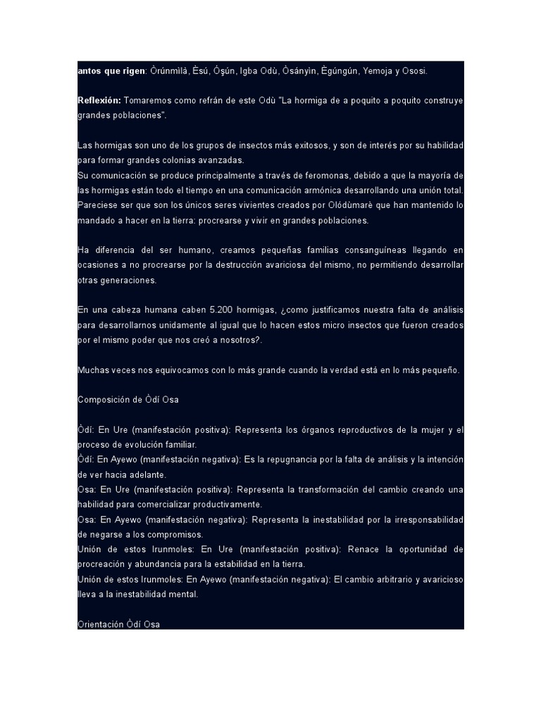 Odi Osa | PDF | Hormiga | Homo Sapiens
