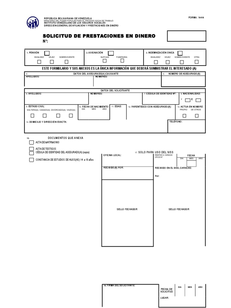 Forma 14 04 Ivss | PDF