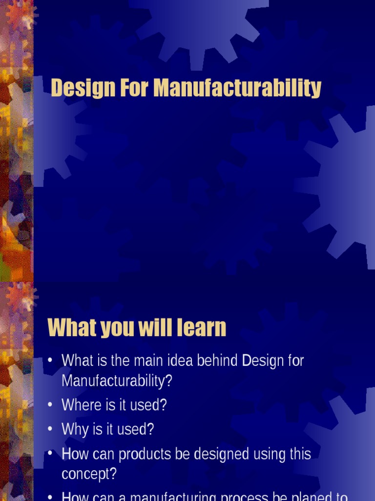 DFM | PDF | Casting (Metalworking) | Extrusion