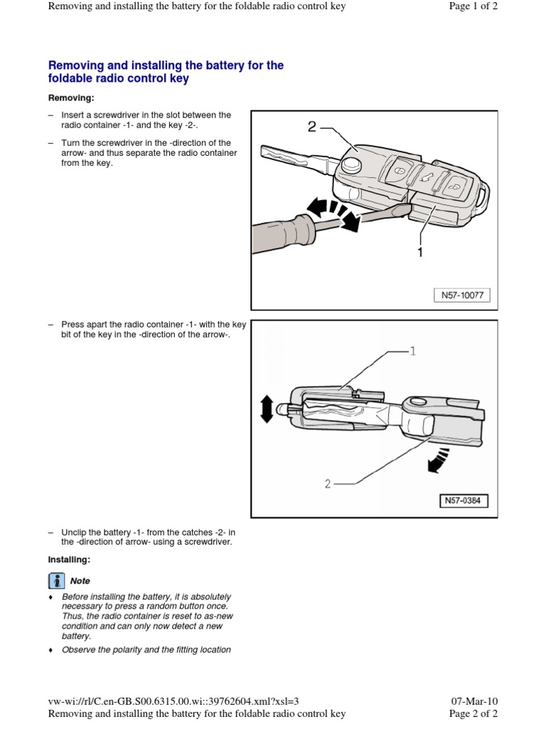 Removing and Installing The Battery For The | PDF