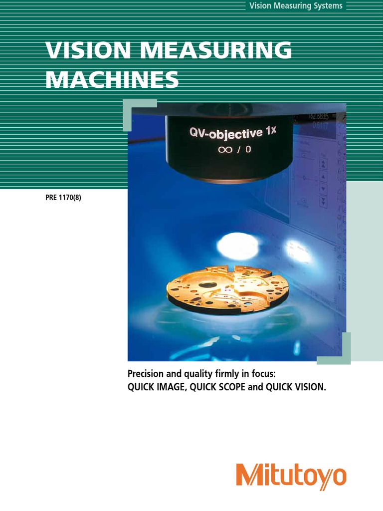 Vision Measuring Machines PRE | PDF | Autofocus | Camera