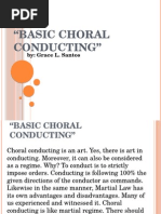 Hand Signals For Choral Conducting | PDF | Song Structure | Choir