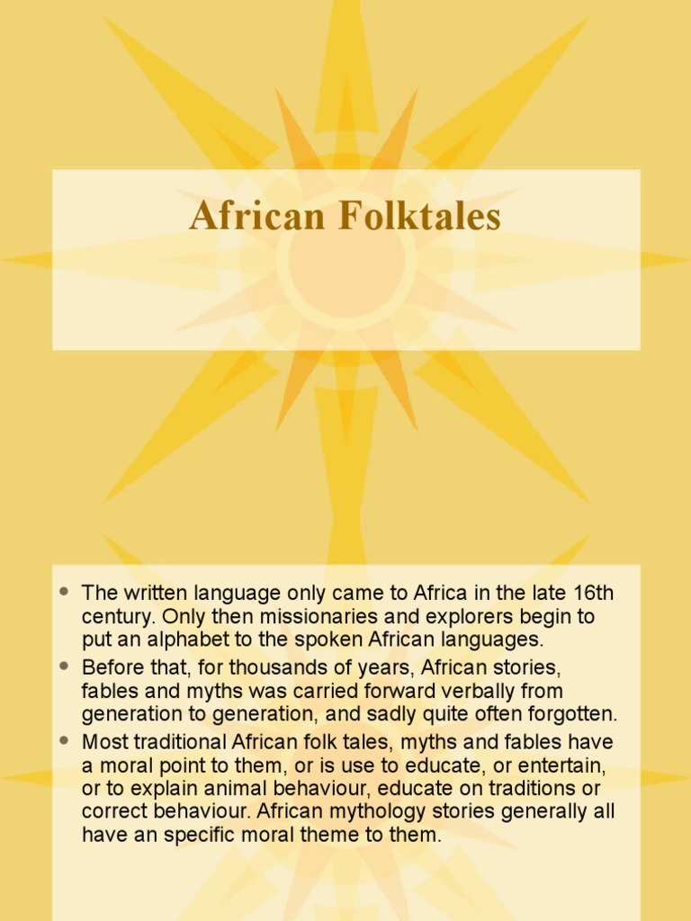 African Folk Tales | PDF | Anansi | Mythology
