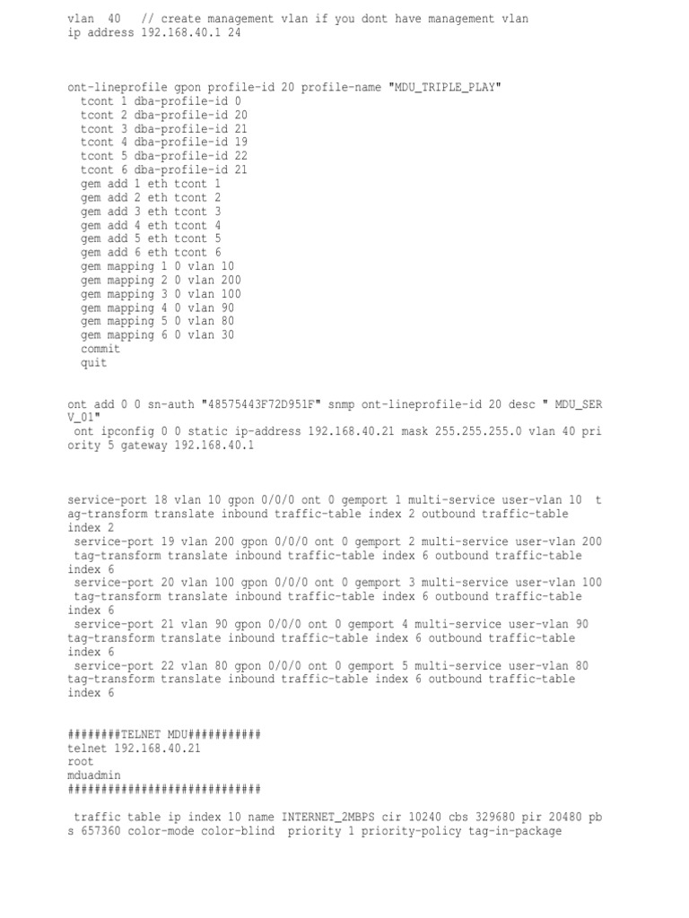 Sample FTTB | PDF | Session Initiation Protocol | Computer Network