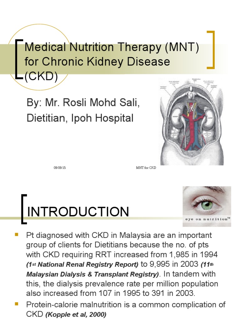 MNT for CKD | Chronic Kidney Disease | Dialysis